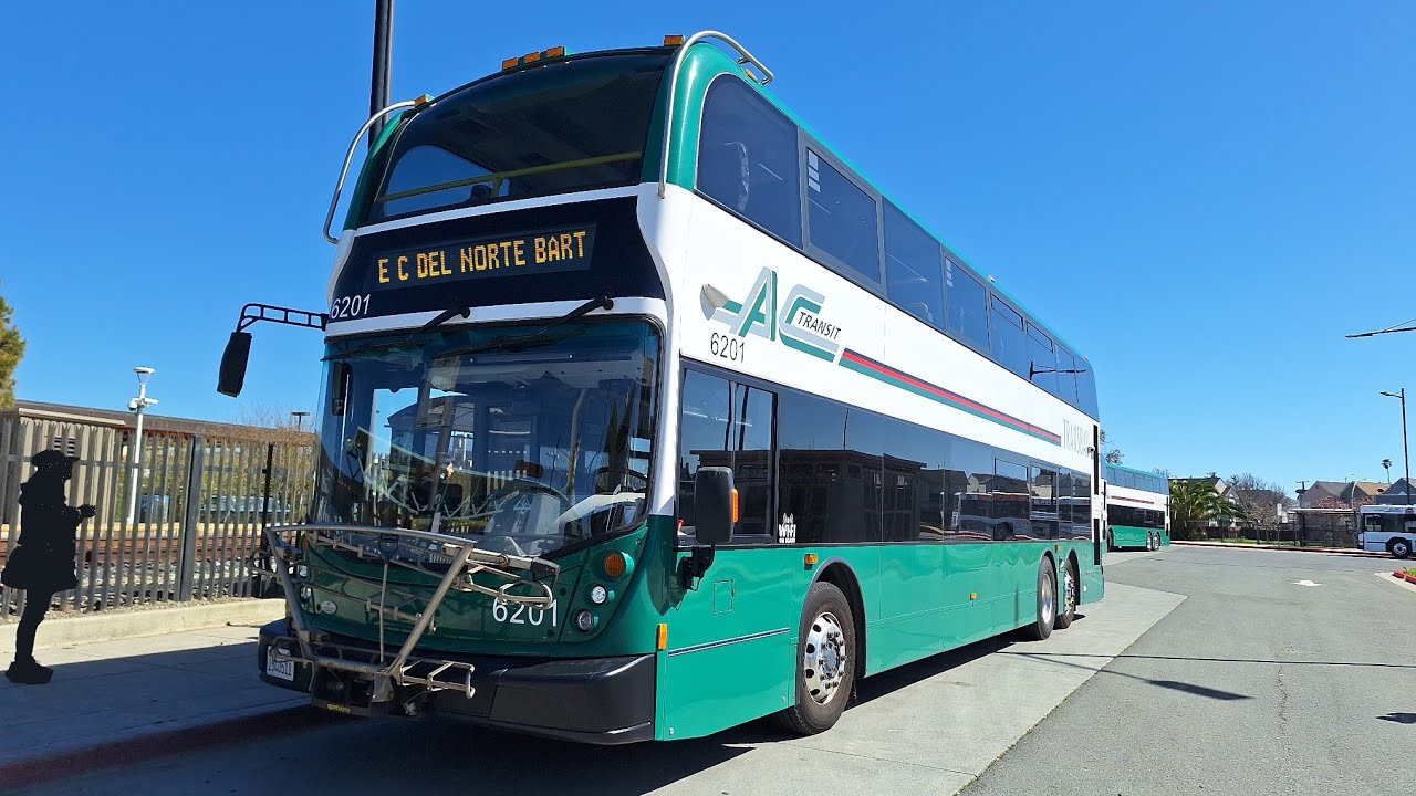 AC Transit: 2018 Alexander Dennis Enviro500 #6201 on Bart Bus Bridge ...