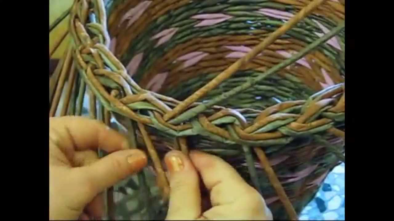 Como terminar la cesteria. Parte 5.2 - YouTube