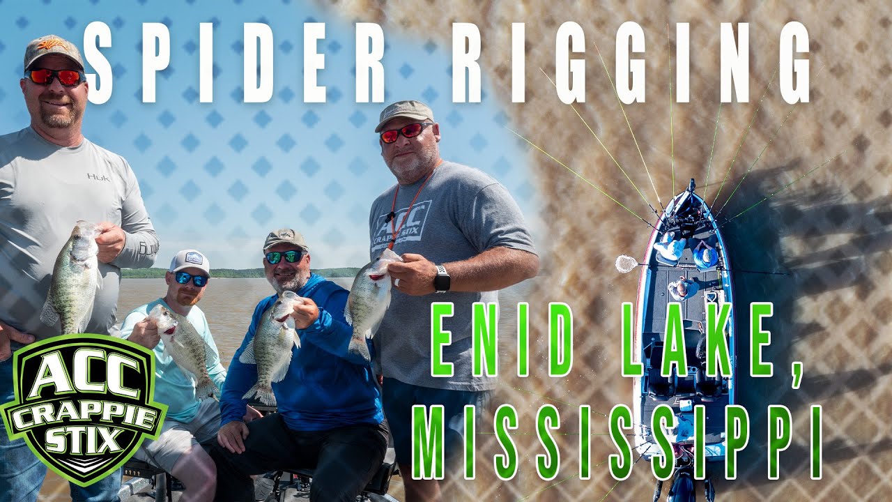 Spider Rigging Crappie in Mississippi for GIANT Crappie - YouTube