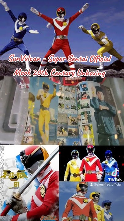 Sun Vulcan Super Sentai Official Mook 20th Century Unboxing Youtube