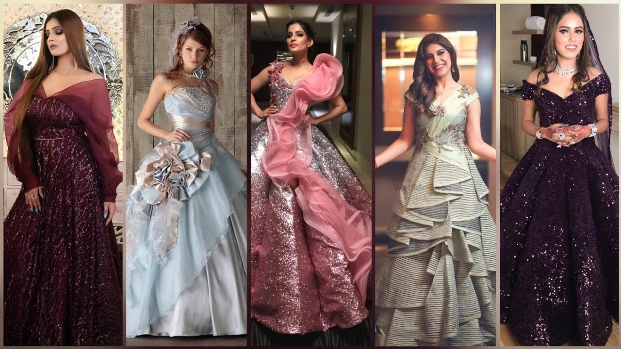Very Beautiful Gown Design Party Wear/Latest Wedding Gown Design/Maxi ...