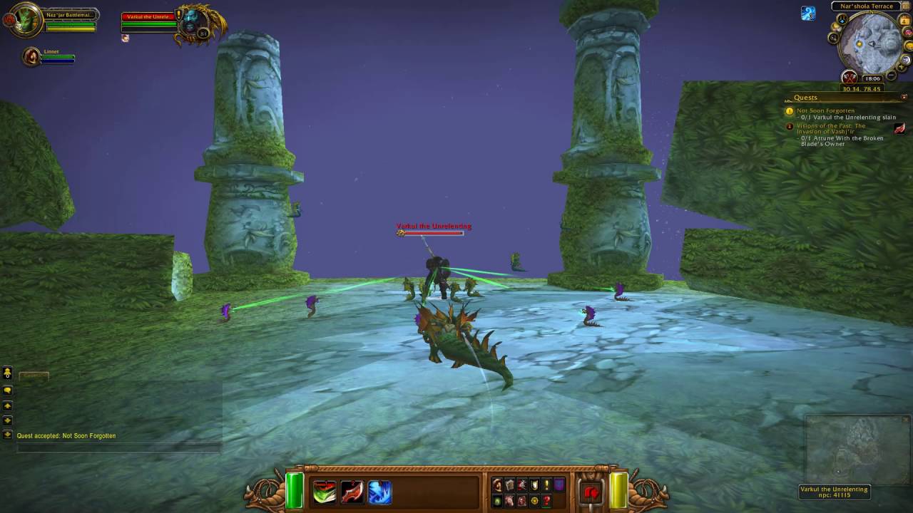 Not Soon Forgotten Quest ID 25659 Playthrough Vashj'ir - YouTube