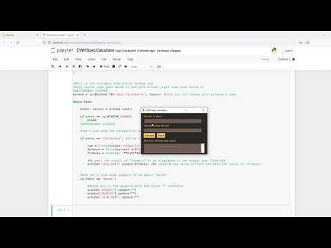 Build a Dragon Warhammer Spec calculator with PySimpleGUI || Python || Quick Tutorial - YouTube