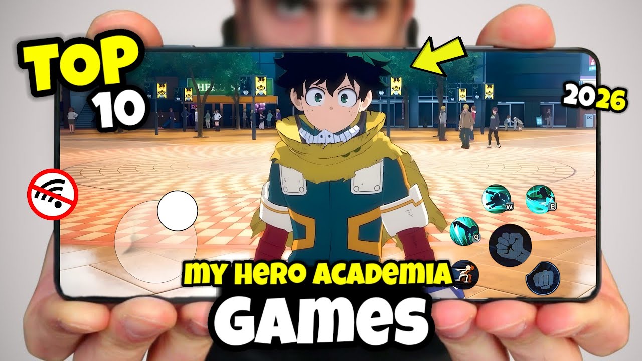 Top 10 Best New My Hero Academia Games For Android & IOS In 2026 | Best ...