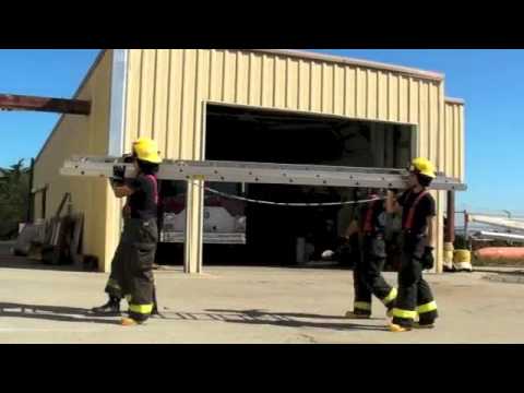 4 Person Ladder Carry- Flat Shoulder Method - YouTube