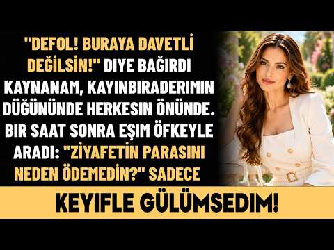 🚪 “Defol! Davetli değilsin!” Kayınvalidem beni görümcemin düğününden kovdu… Ama… 😱💔