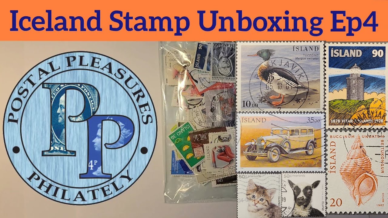 Iceland Stamp Unboxing Ep4 - Animals, Birds, Airplanes, Lighthouses ...