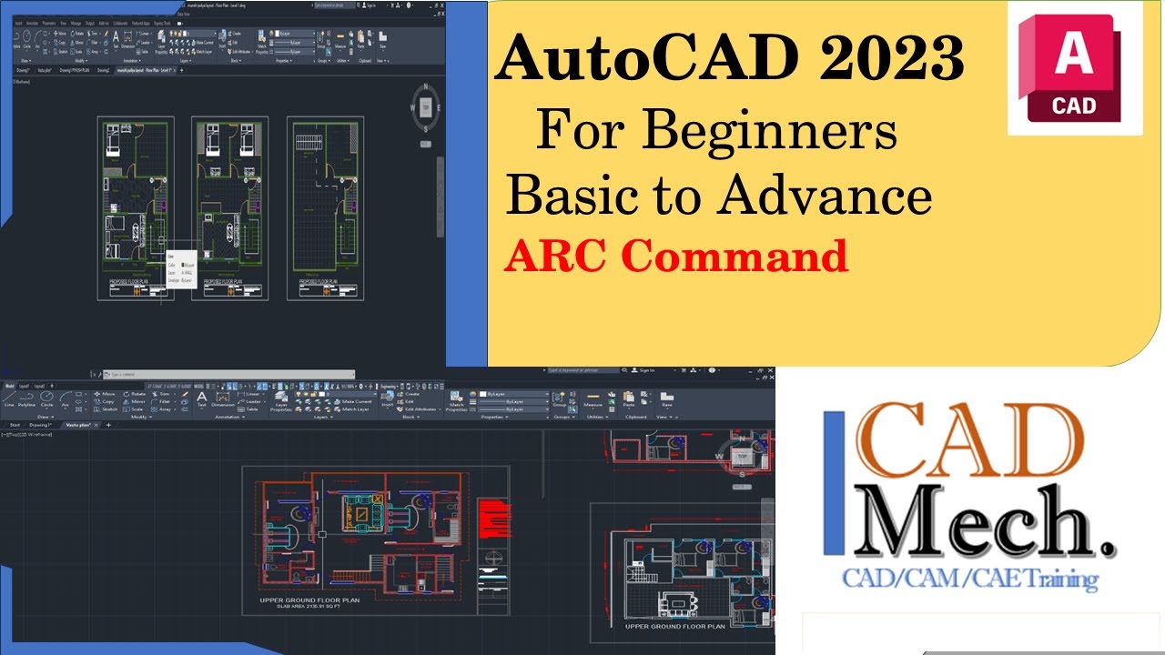 AutoCAD Session 02 Basic to Advance for Civil & Mechanical Arc Command ...