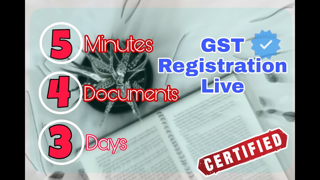 GST REGISTRATION IN 5 MINS || HOW TO GET GST NUMBER FREE || GST ...
