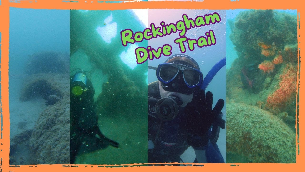 Scuba Diving at Rockingham Dive Trail 2024 - YouTube