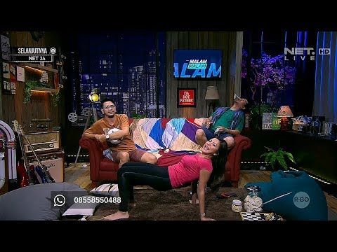 Surya Sampai Mimisan Lihat Dita Olahraga Sebelum Tidur - MALAM-MALAM (4/4)