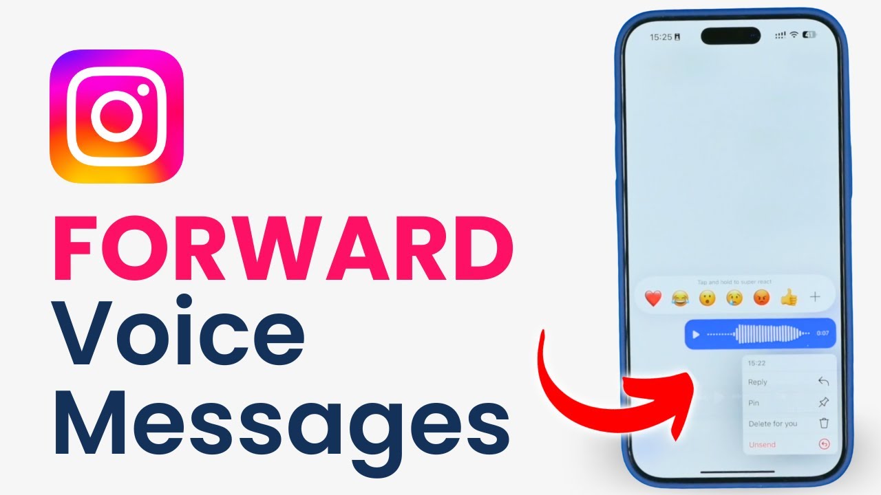 How to Forward Voice Messages on Instagram - YouTube