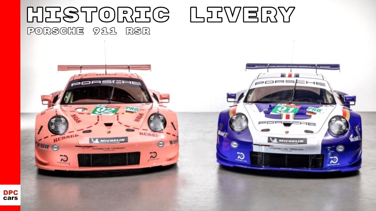 Porsche 911 RSR Historic Livery - YouTube