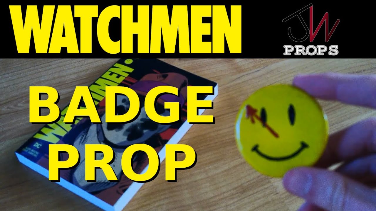 "Watchmen" Badge Prop One Day Build (made from Hot Glue) - YouTube