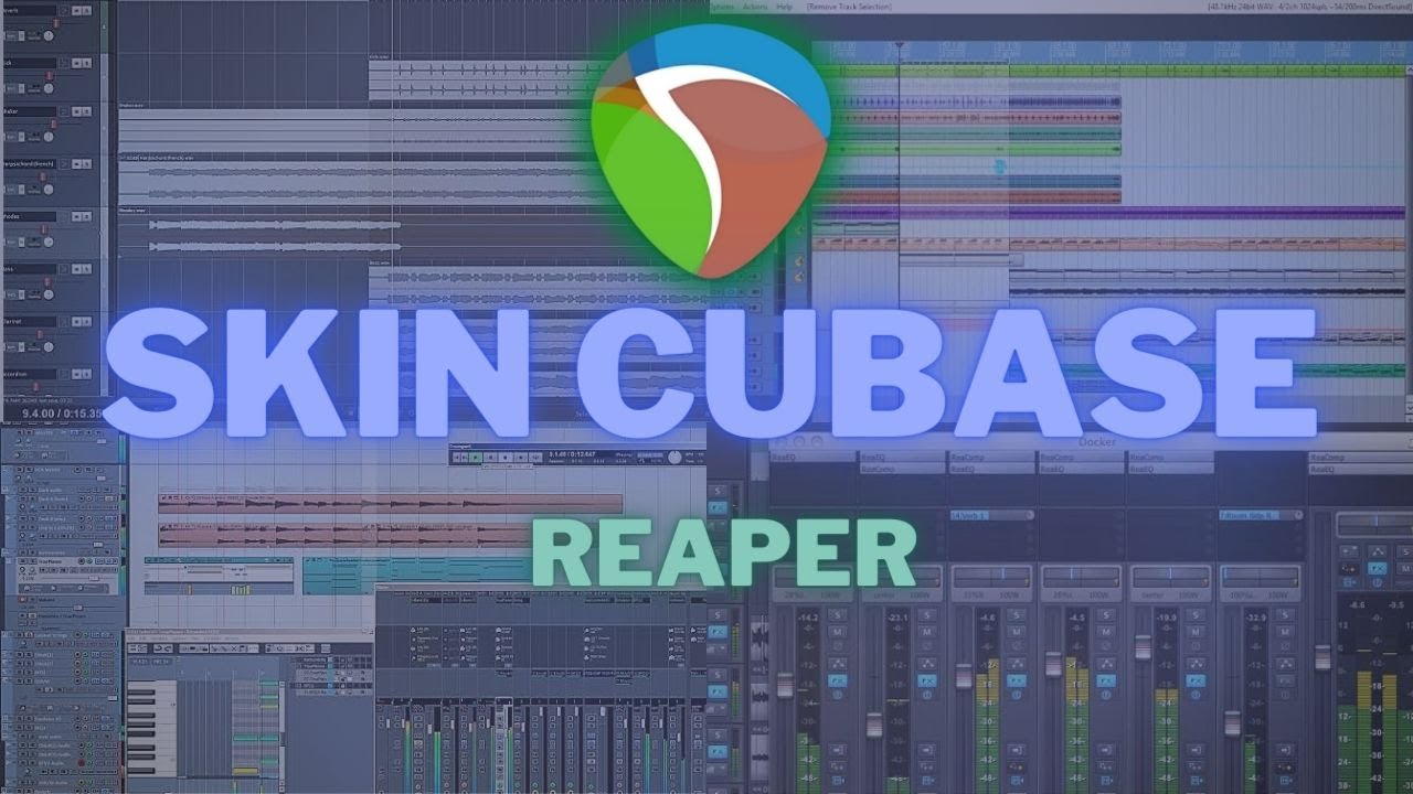 PACK DE SKINS CUBASE | REAPER - YouTube