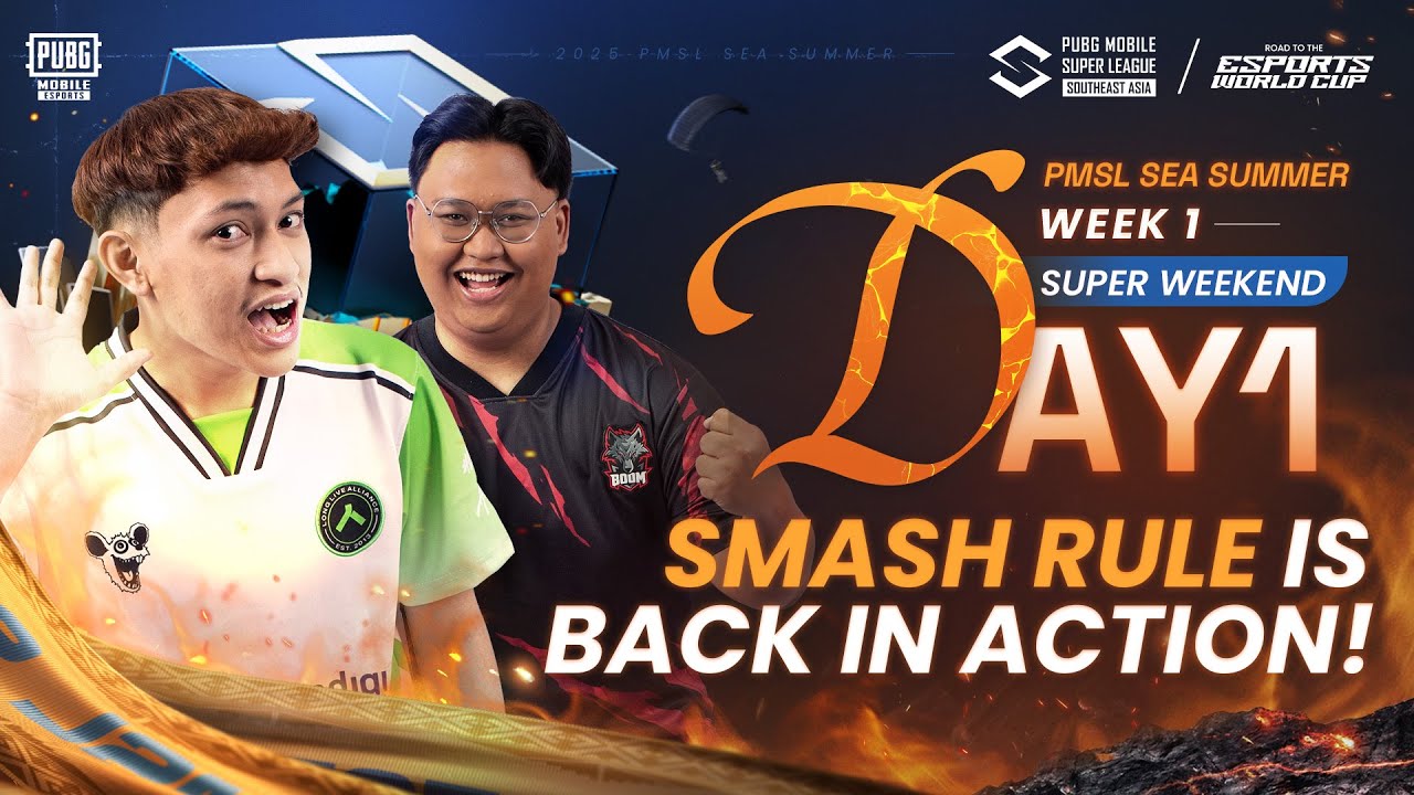 [EN] 2025 PMSL SEA W1 SuperWeekeend D1 | Summer | SMASH RULE IS BACK IN ACTION! - YouTube