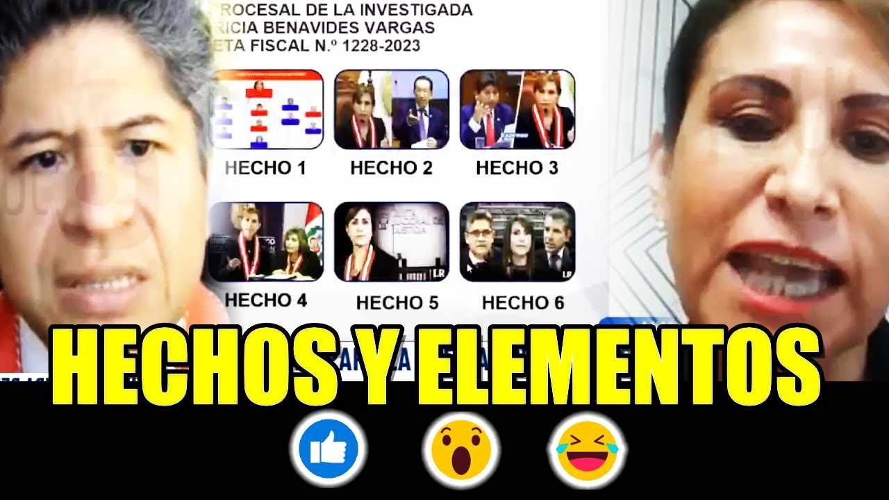 Patricia Benavides Fiscal Presenta Hechos Y Elementos Impedimento De