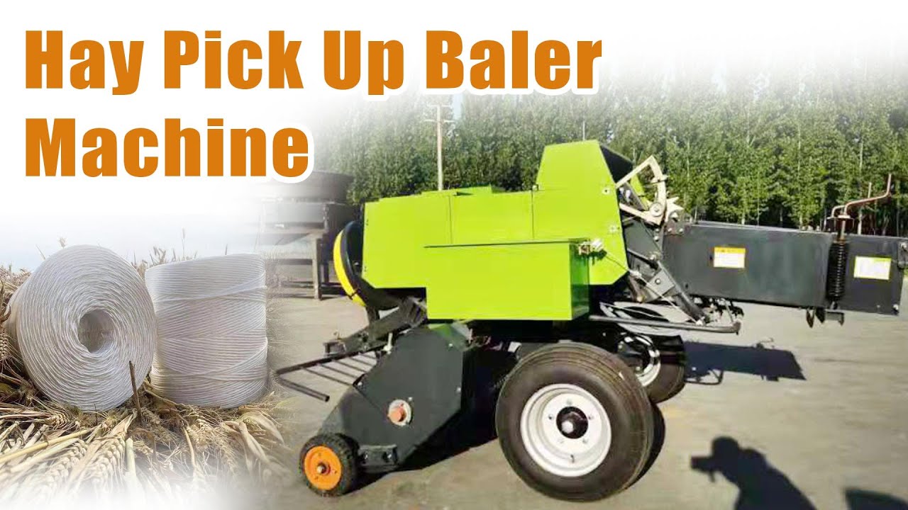 Efficient Hay Collection: Hay Pick Up Baler Machine in Action #farming ...