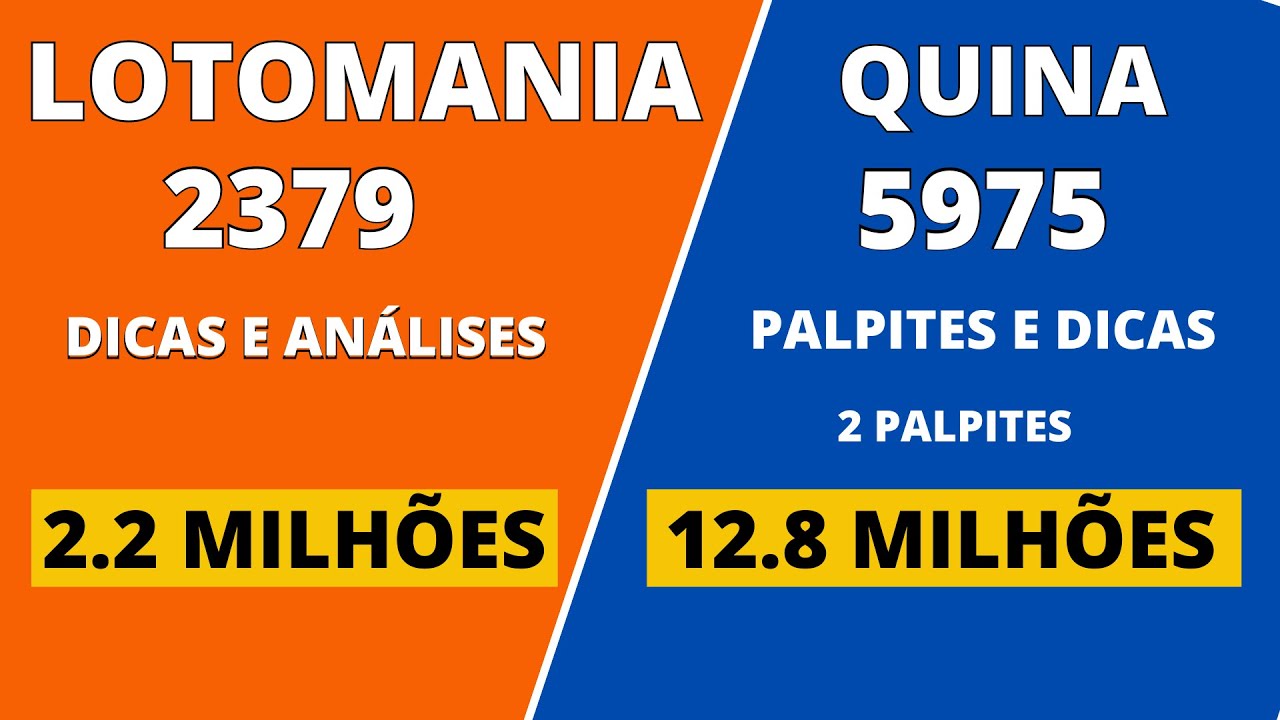 LOTOMANIA 2379 DICAS E ANÁLISES 2 2 MILHÕES QUINA 5975 12 8 MILHÕES ...