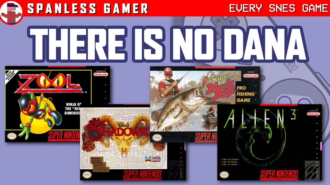 Shadowrun, Zool, Alien 3, and Super Black Bass on the SNES! - YouTube