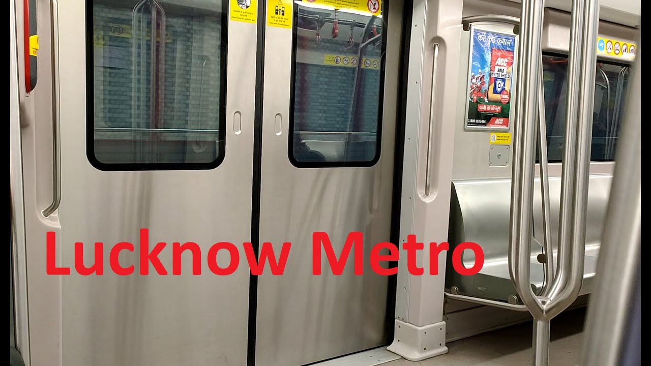 Lucknow Metro (inside view) - YouTube