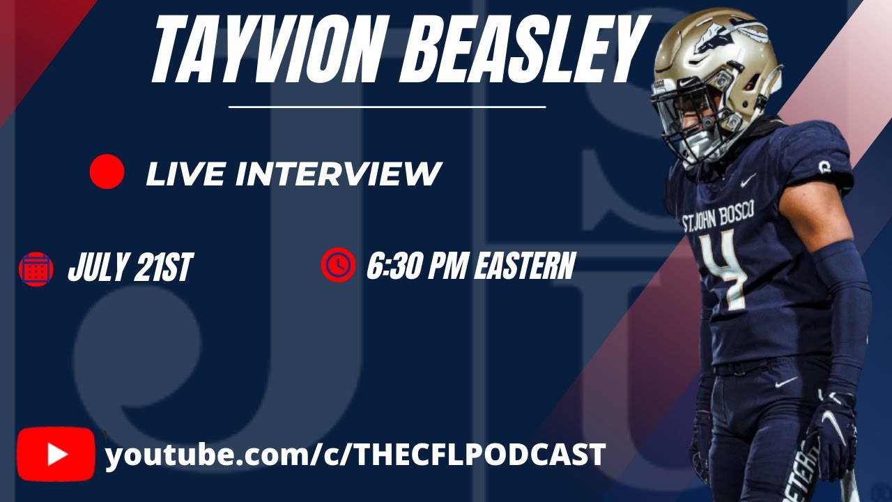 Tayvion Beasley Live Interview! - YouTube