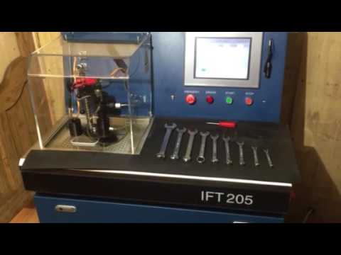 MAN Tga truck common Rail injector test - YouTube
