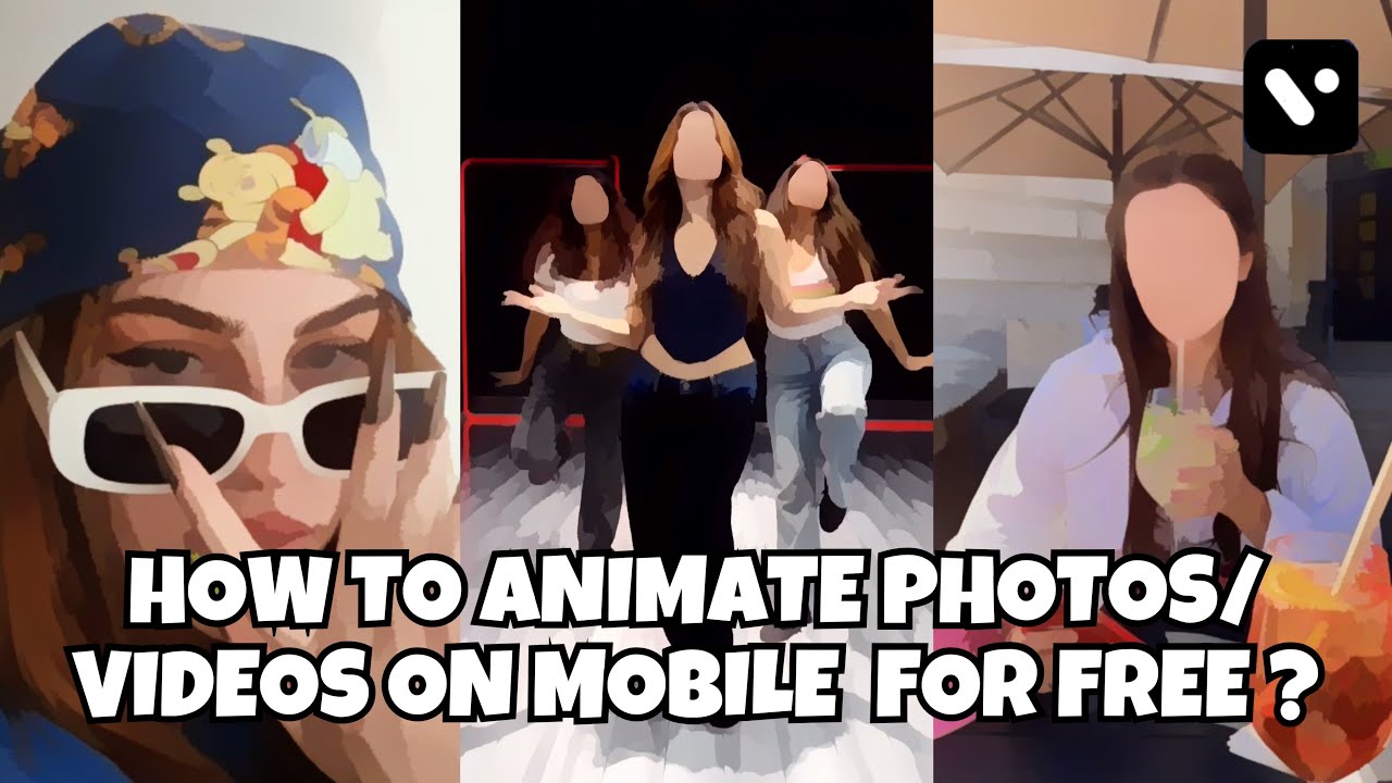 How to animate videos for free | how to animate photos for free | how ...