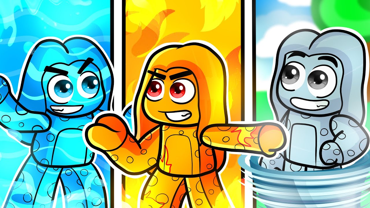 Desbloqueamos os PODERES ELEMENTAIS Secretos do Roblox! - YouTube