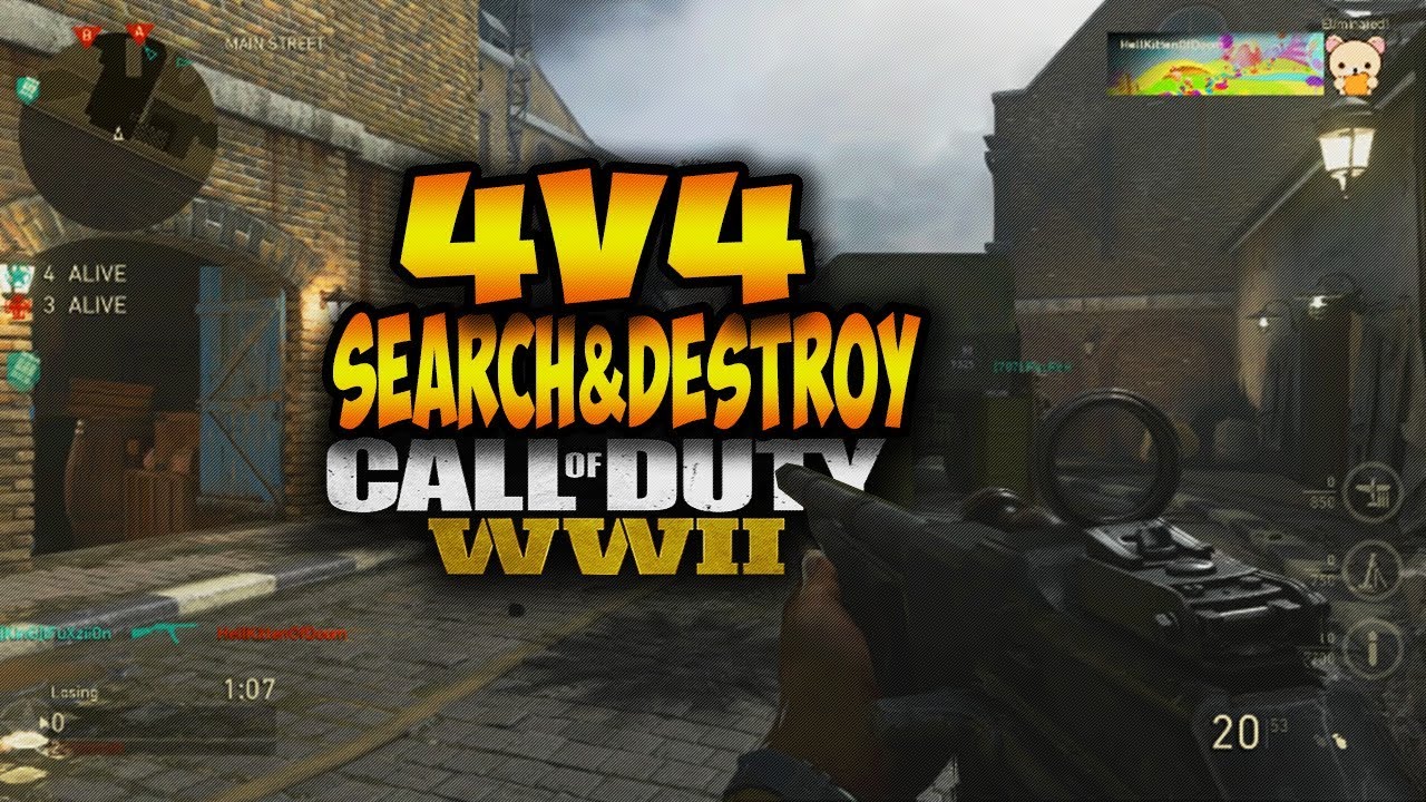 COD WWII - Messed Around Lose BO3 To Girls! 4v4 UMG / GB SnD London ...