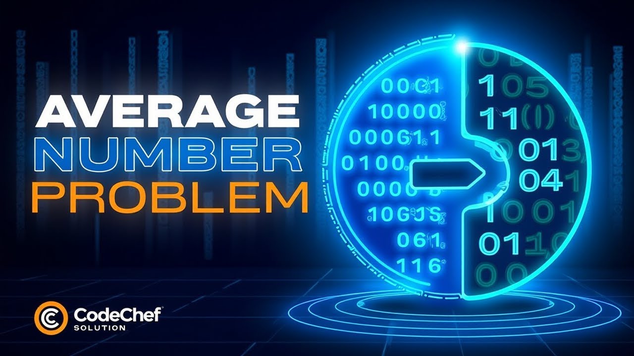 Problem in Codechef || Average number problem - YouTube