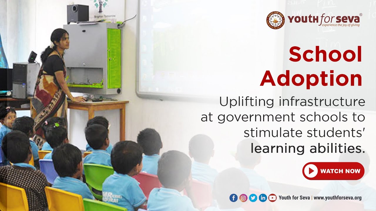 School Adoption Program - Youth for Seva - YouTube
