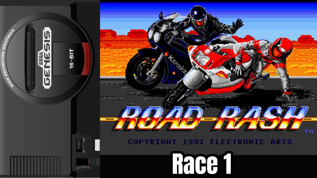 Road Rash - Race 1 SEGA Genesis / MD - YouTube