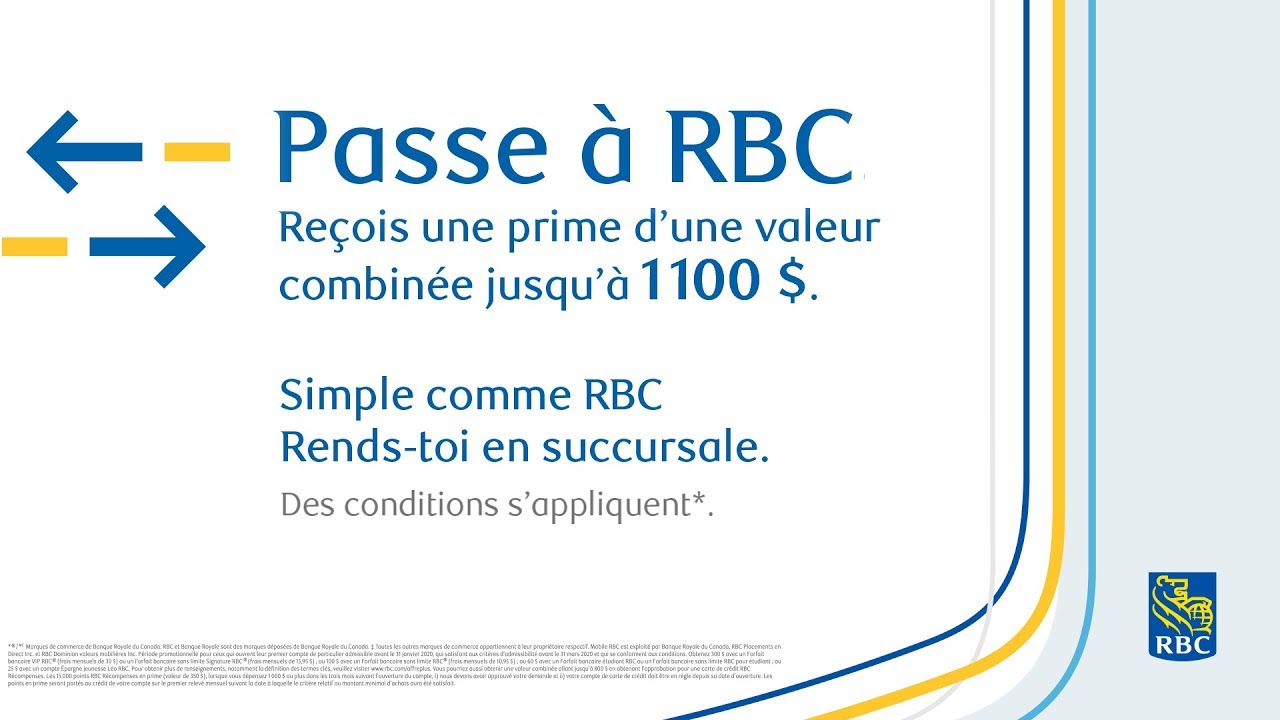 Passe à RBC. Reçois une prime. Simple comme RBC. - YouTube