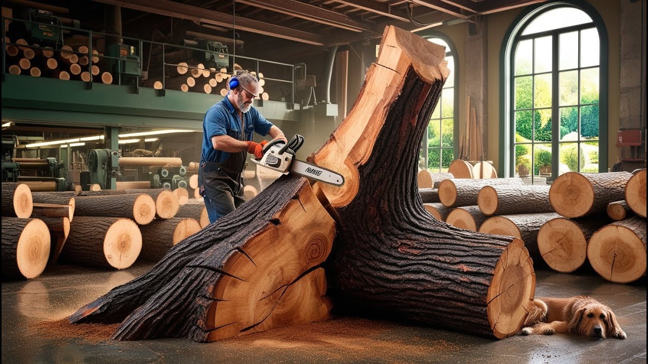 Amazing Things Created From A Rotten Logs The 70 Year Old Carpenter And ...