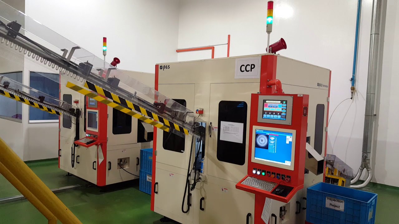 [P&S 테크놀러지]프리폼검사기_Preform inspection machine(dual line/128 cavity ...