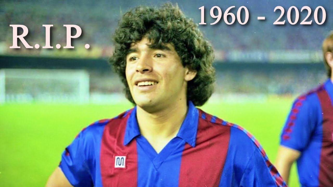 Diego Armando Maradona RIP TRIBUTE - YouTube
