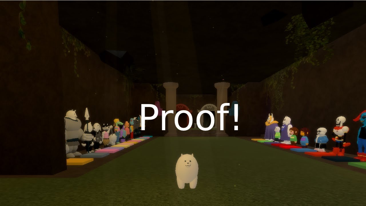 PROOF THAT THE GASTER ROOM IS STILL HERE (Undertale rp) - YouTube