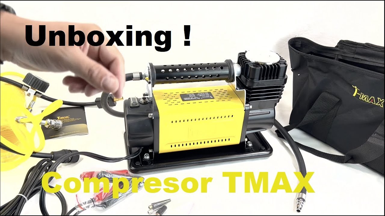UNBOXING , Quieres ver el Compresor T-MAX 160 L/Min ? El mejor ...
