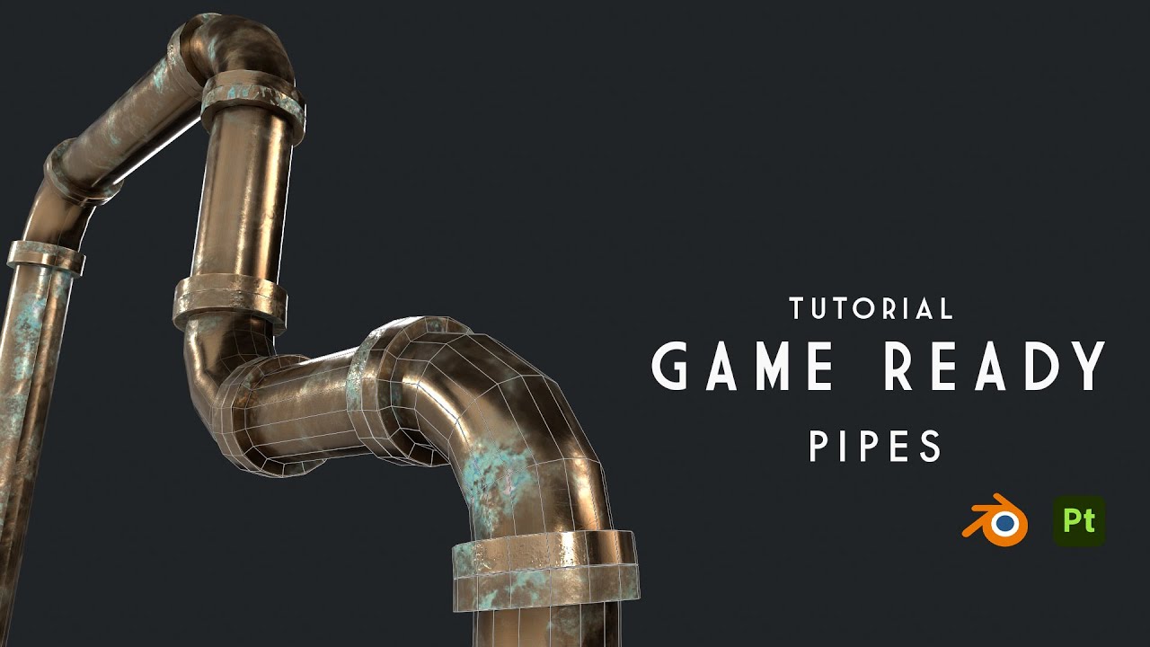 How to Make Game Ready Pipes in Blender (Low Poly) - YouTube