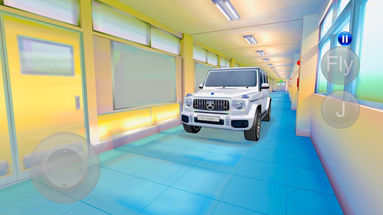 New Mercedes g63 car 🚙 in school building 3d driving class simulator ...