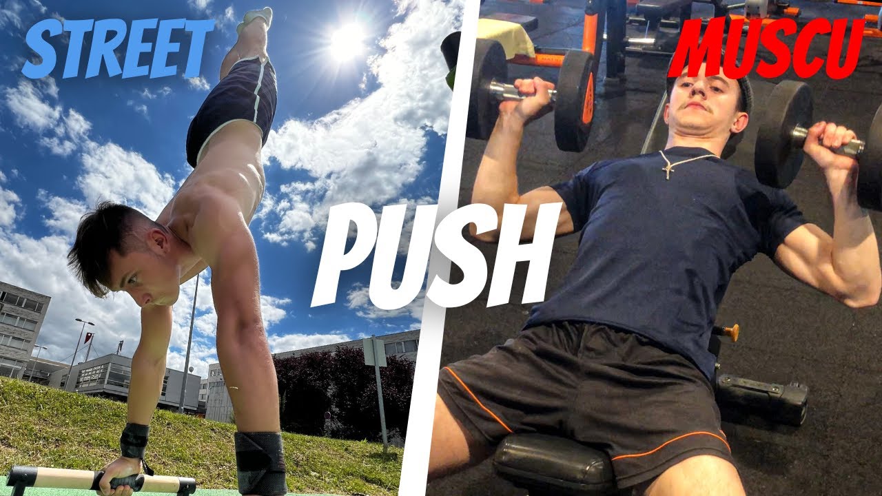 SEANCE PUSH STREET WORKOUT ET MUSCULATION - YouTube