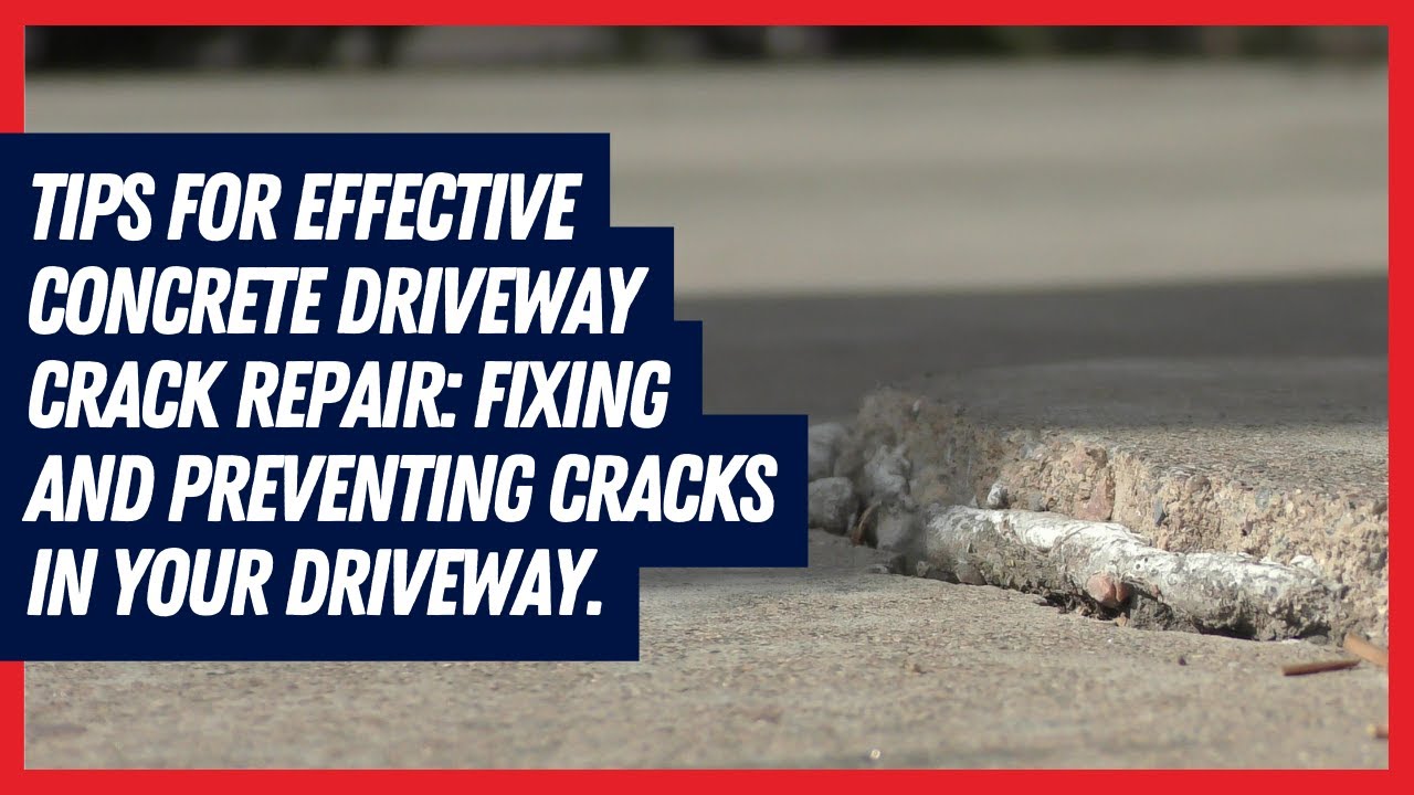 Tips for Effective Concrete Driveway Crack Repair: Fixing and ...