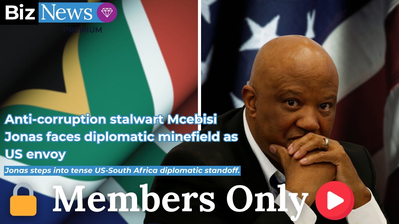 🔒 Anti-corruption stalwart Mcebisi Jonas faces diplomatic minefield as US envoy - YouTube