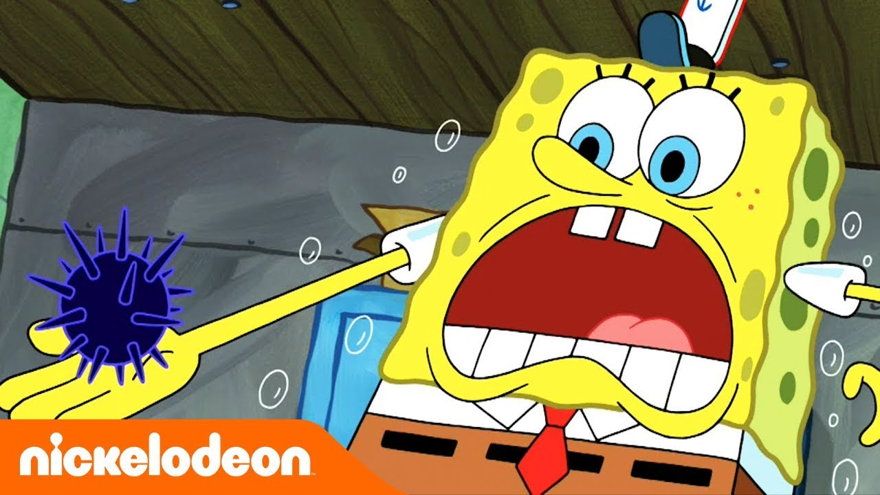 SpongeBob | Nickelodeon Arabia | سبونج بوب | قنفذ في المطبخ - YouTube