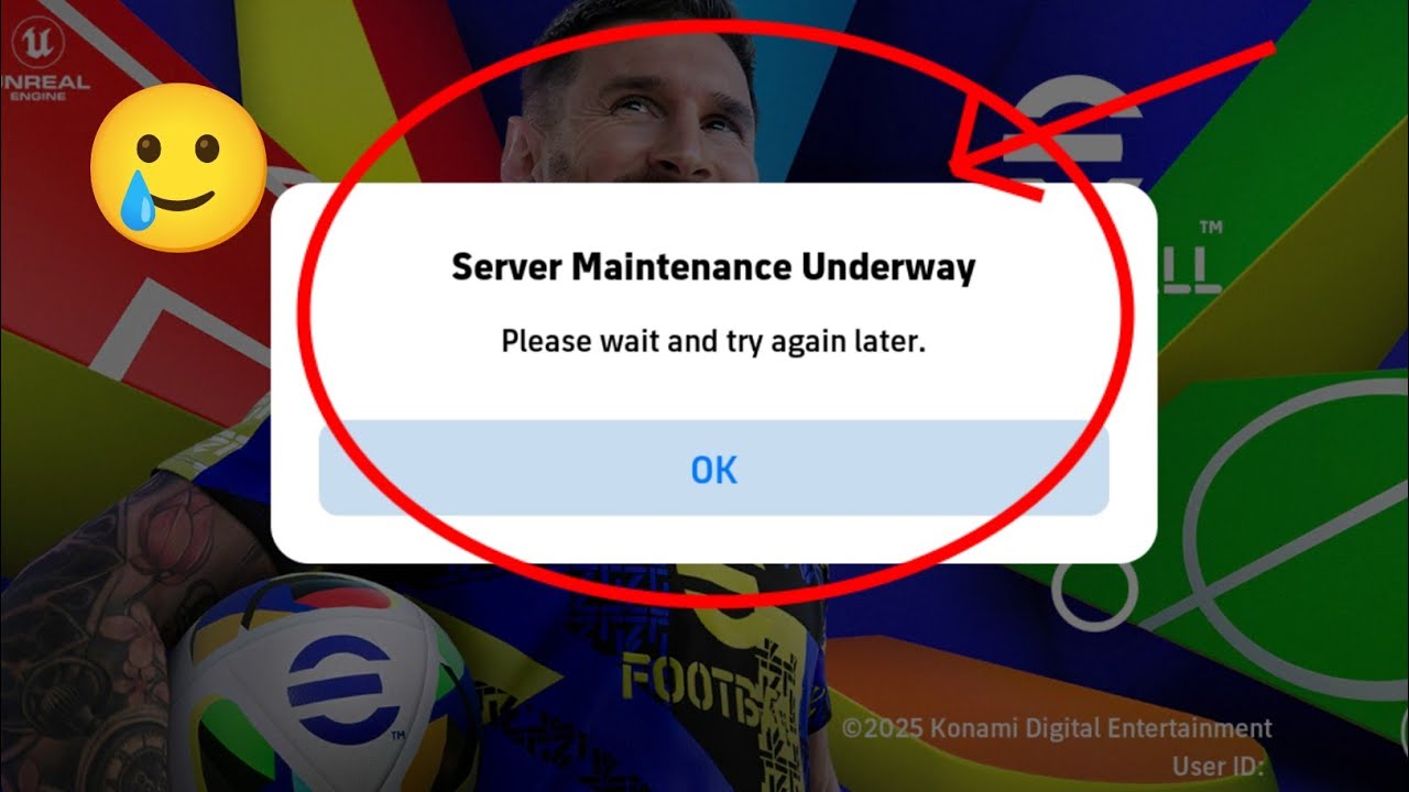 How to Fix “Server Maintenance Underway” in eFootball 2025 | Server ...