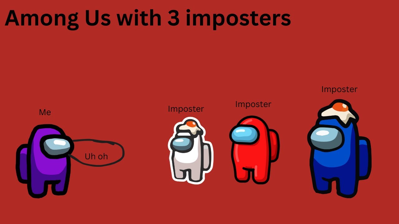 Among Us with 3 imposters - YouTube