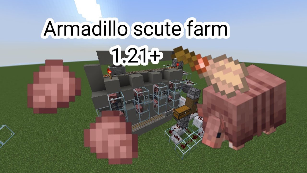 Easy Armadillo Scute farm for 1.21+ - YouTube