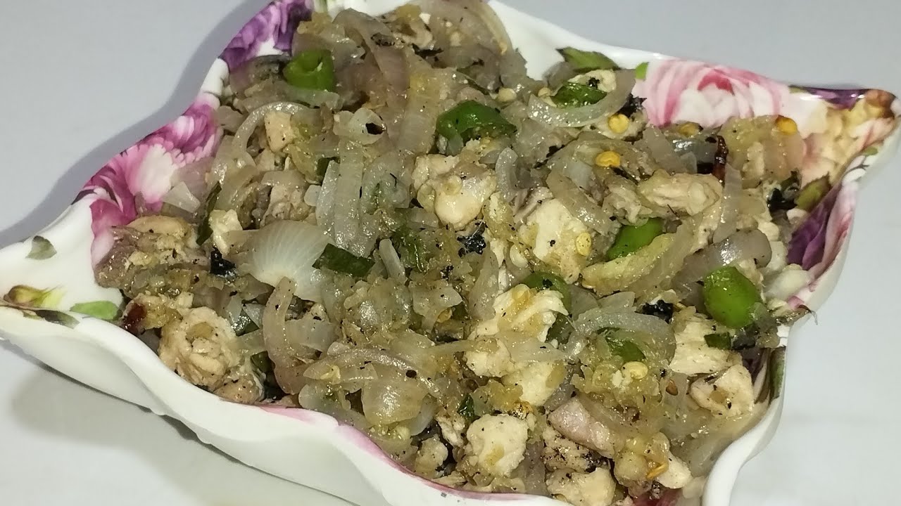 Tripura Style Chicken Bharta Recipe | Tohan Mosdeng Recipe | How To ...