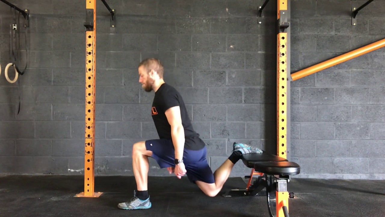 Rear Foot Elevated Split Squats - YouTube